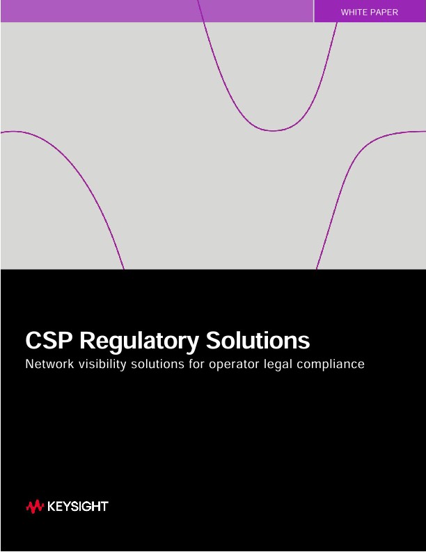 CSP Regulatory Solutions PDF Asset Page | Keysight